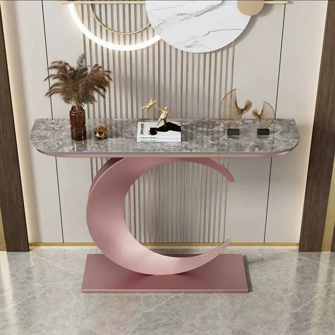 高級サイドテーブル 人造大理石コンソールテーブル 玄関テーブル 花台 電話台お洒落なインテリアでライフを飾りませんか？2商品情報商品説明【商品仕様】 本体寸法：幅100 ×奥行30 ×高さ80cm 商品状態：新品 カラー：写真通り 材質：人...
