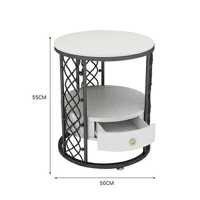 大理石ローテーブル 飾り台 リビングテーブル 電話台 センターテーブル サイドテーブル ミニテーブル 寝室用テーブル大理石ローテーブル 飾り台A/サイズ：直径 50 cm ，高さ 55 cm＜ 重量物なので同梱はできません ＞色が選べますそ...