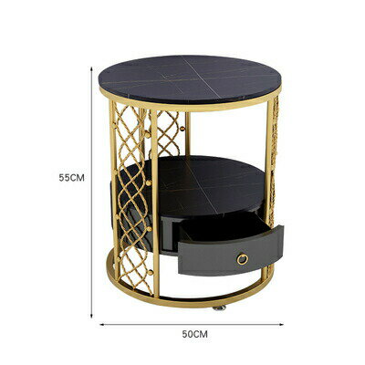 大理石ローテーブル 飾り台 リビングテーブル 電話台 センターテーブル サイドテーブル ミニテーブル 寝室用テーブル大理石ローテーブルサイズ：直径 50 cm ，高さ 55 cm＜ 重量物なので同梱はできません ＞色が選べますその他サイズご...