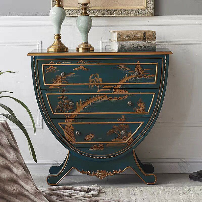 20220704-36 高級サイドテーブル コンソールテーブル洋タンス コンソールチェスト 玄関テーブルお洒落なインテリアでライフを飾りませんか？2商品情報商品説明状態：新品未使用 サイズ：幅91 x 奥行40 x 高さ83cm 素材：天然...