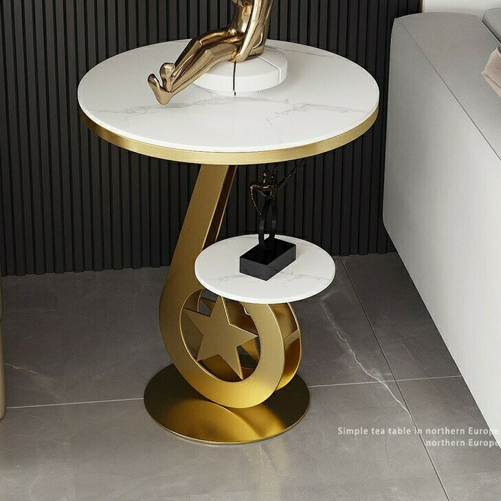 岩板ローテーブル 飾り台 リビングテーブル 電話台 センターテーブル サイドテーブル ミニテーブル 寝室用テーブルローテーブル 飾り台A/サイズ：直径 45 cm ，高さ 60 cm＜ 重量物なので同梱はできません ＞色選びますその他サイズ...