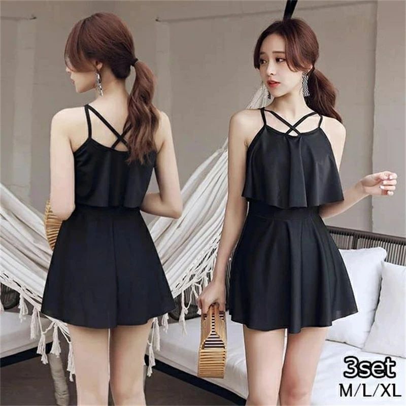 商品:ス 水着素材:ポエステルカラー:生産国:中国：M/L/XL※平置き採寸となりますので、2-3cmの誤差についてはご容赦下さい。 上品イめで大人くマる後ろ姿も隙なくお洒落にしてくれるシャン?後ろも美シルエットに魅せるがさりげないおしゃれ...