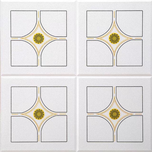商品説明◆厚さ：0.6cm◆状態：新品◆材質：XPEエコ?フォーム◆50枚?70cm×70cm◆裏面に粘着性があり、はがすと、壁に貼ることができる3D壁紙◆防水?汚い防止?カビ防止◆貼り付け方は簡単。各場所に適用！◆手作業での採寸の為、若干...