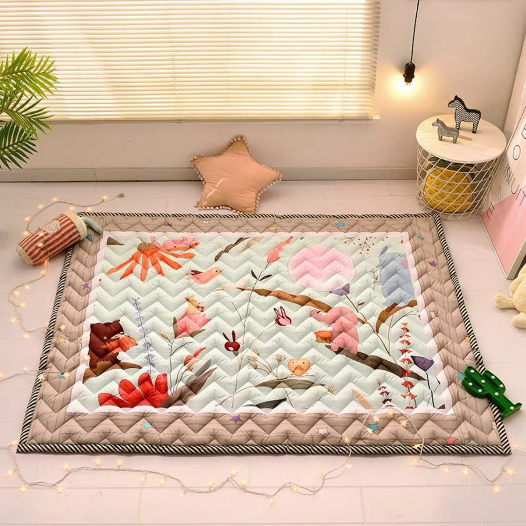 商品説明カーペットなのにプレイマットになるオシャレでかわいい敷物です。モノトーンなので、部屋のインテリアにもしっくりマッチします。子供部屋やリビングのフローリングに敷くためにピッタリなマットやカーペットが各種揃っております。キッチンをもっと...