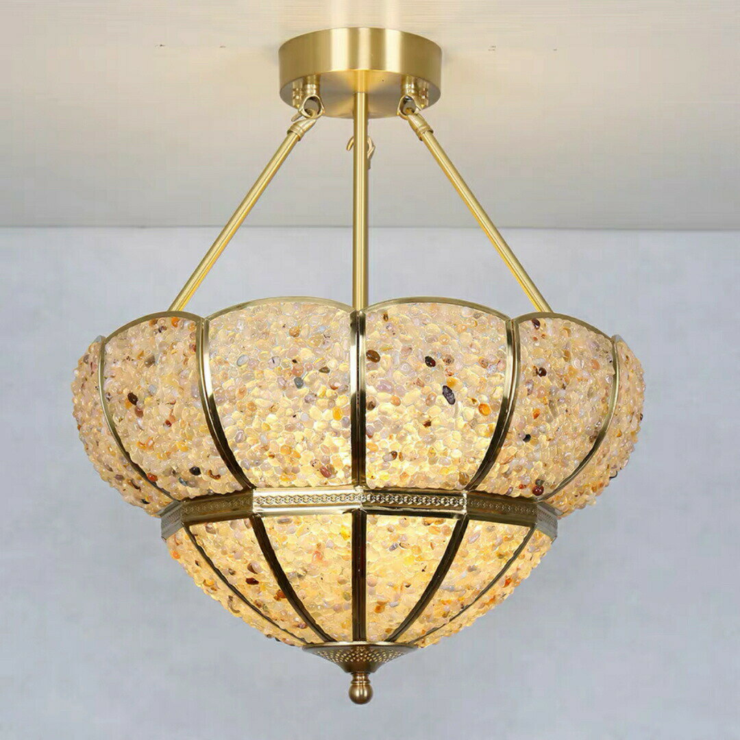 商品説明・口金：E26・使用電球：40Wまで・サイズ：(約）幅46 ×高さ58(cm ）※電球は付属しておりません。取付方法：電源直結タイプです、裏側に電線の結線がございます。照明器具は天井でネジを固定する必要です。取付は電線接続が必要なの...