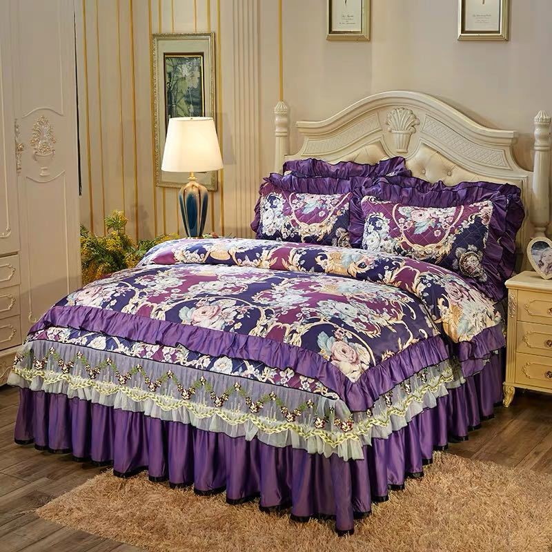 商品サイズ・組成について（カバー4点セット)【素材】ポリエステル　100％ベッドパッド1点 ：150x200（cm）掛布団カバー1点： 約200x230 （cm）枕カバー2点： 約48x74cm★購入後のキャンセルは、ご遠慮ください。★検品...