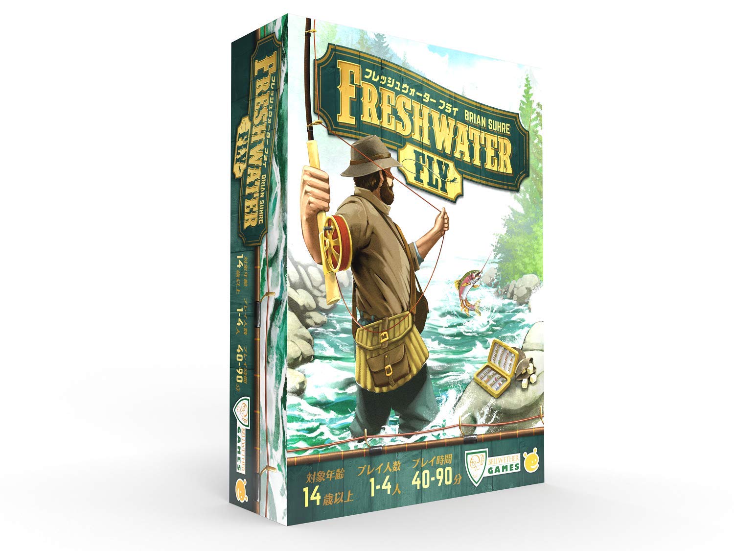 • プレイ人数:1-4人 • 対象年齢:14歳以上 • プレイ時間:40-90分 • 日本語版発売元:株式会社ケンビル