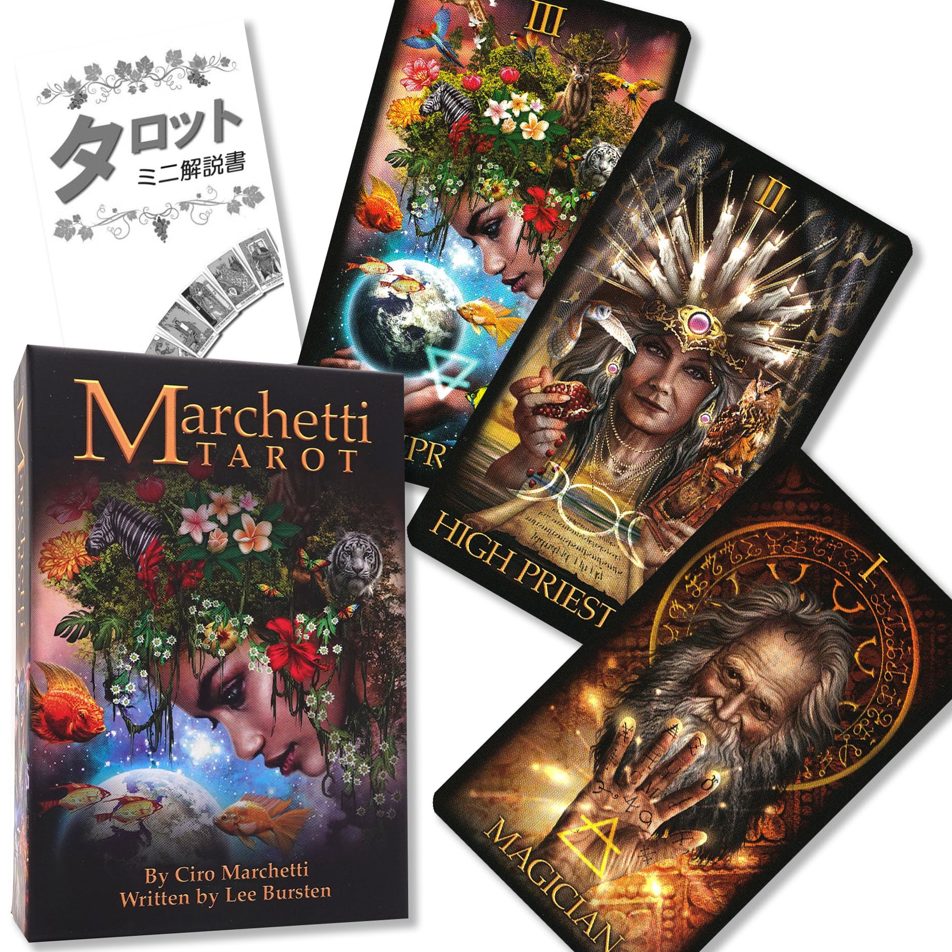 • メーカー：U.S. Games Systems, Inc. • アーティスト：チロ・マルケッティ（Ciro Marchetti） • カードサイズ：70x121mm • カード枚数：78枚 • タロット占いミニ解説書（全56）付き • ...