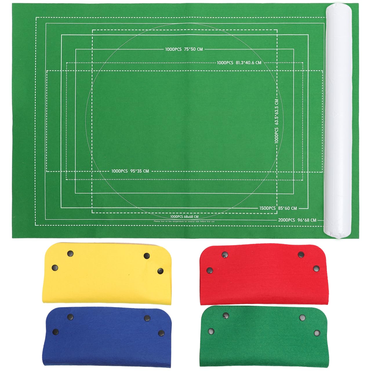 • 大容量パズル収納対応：120cm×80cmのフェルトマットは最大2000ピースのジグソーパズルに対応し、大判パズルの組み立てや保管に適しています。パズルマットとして広い作業スペースを提供し、整理や持ち運びをスムーズにします。 • 空気調...