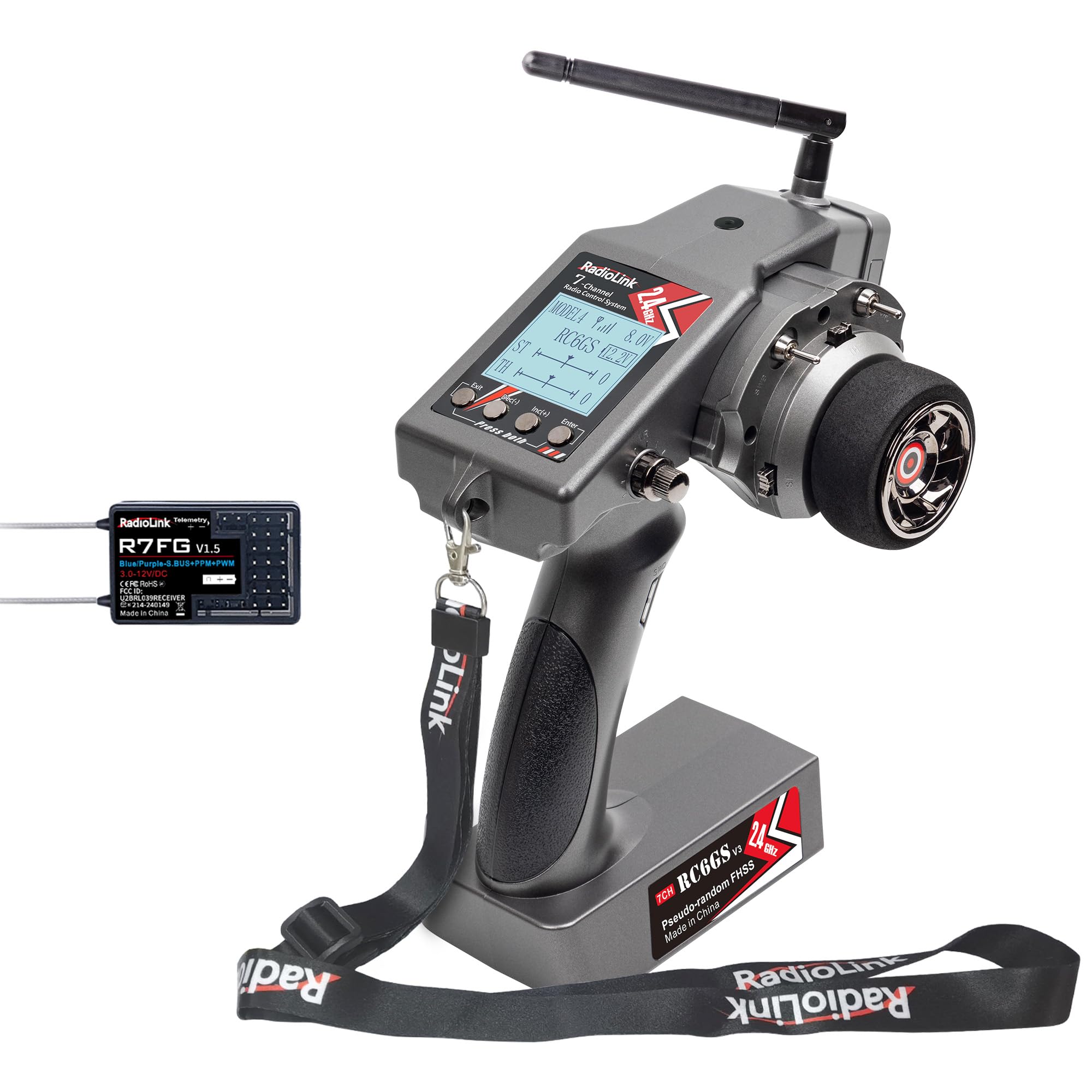 • 【双方向通信】ランダム疑似周波数シーケンスホッピングFHSSにより、RC6GS V3は最大1900フィート（600メートル）の距離を制御し、干渉なしに同じエリアで動作する30以上のRC6GS V3をサポートします。 • 【リアルタイム・...