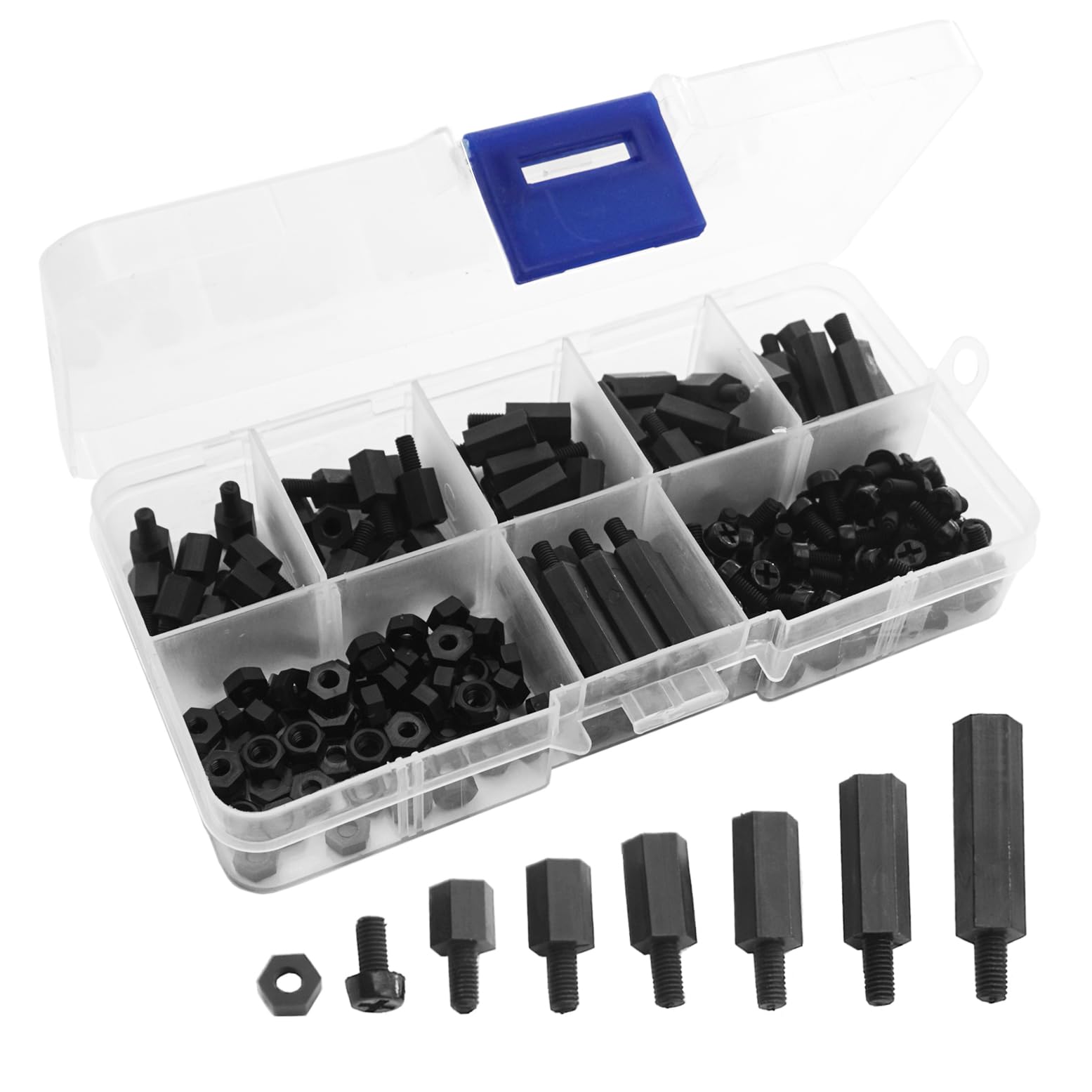 • 合計180個入り。rc FPVドローン・クワッドコプターへの取り付け部品に最適，また電子機器、コンピュータ、PC 板、audunio のプロジェクト、等に適用することができる。 • これらのアクセサリーは、お客様のニーズに合わせて様々な...