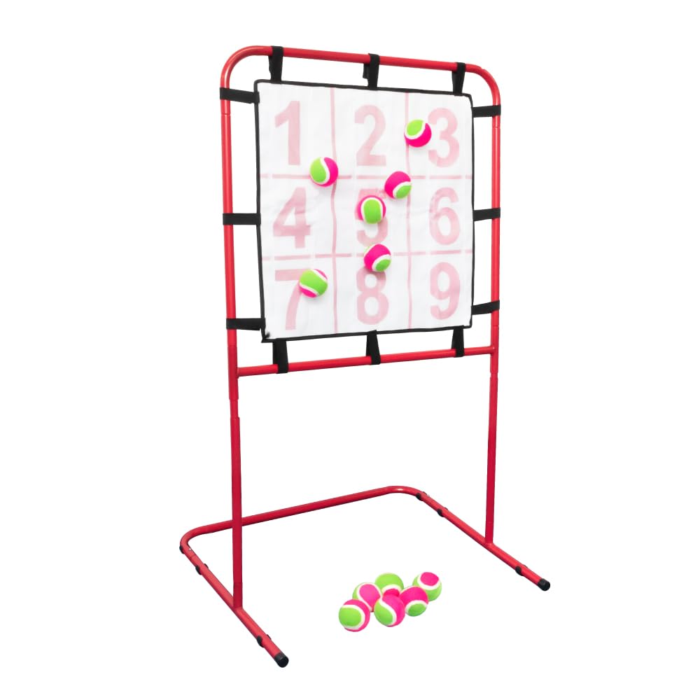 • 【場所選ばず】屋内・屋外・自宅の庭・公園などでも省スペースで気軽に使えます。 • 【マジックシート】パネルにボールがくっつく作りなので安全面もバッチリ！パネルも散乱しないのでボールを投げるだけで遊べます。 • 【楽しい】楽しみながらピッ...