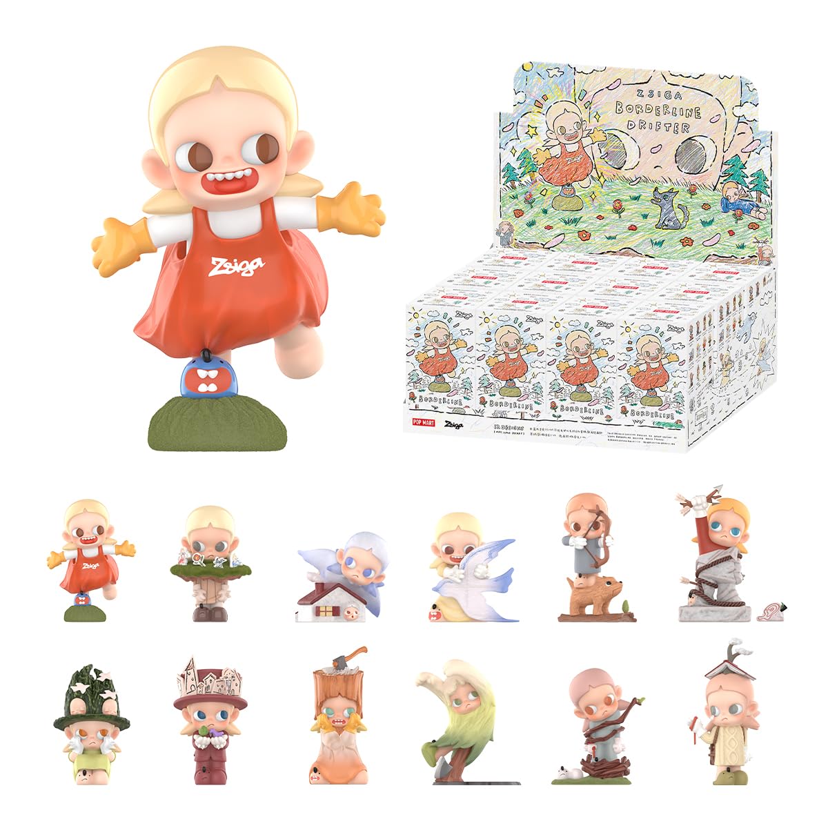 • 【ZSIGA Borderline Drifter シリーズ】私たちは大きなネットの中にて、いくつものラインが絡み合い、みんなが繋がっています。 孤立している人も、実は自然の絆で繋がっています。 • 【各キャラクター名称】Pocketf...