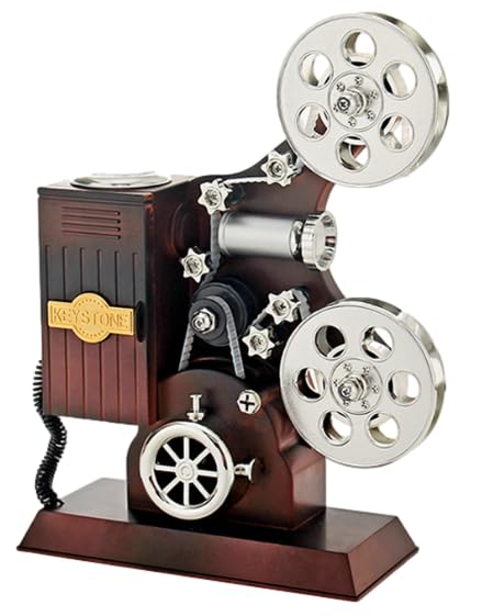 • レトロな映写機型のおしゃれで可愛いオルゴールです。昔ながらのゼンマイ式、スイッチを引くとアナログのメロディがながれてきます。 • デジタルの音源ではありません。ゼンマイ仕掛けのオルゴールです。アナログのメロディは自然な音色で気持ちが落ち...