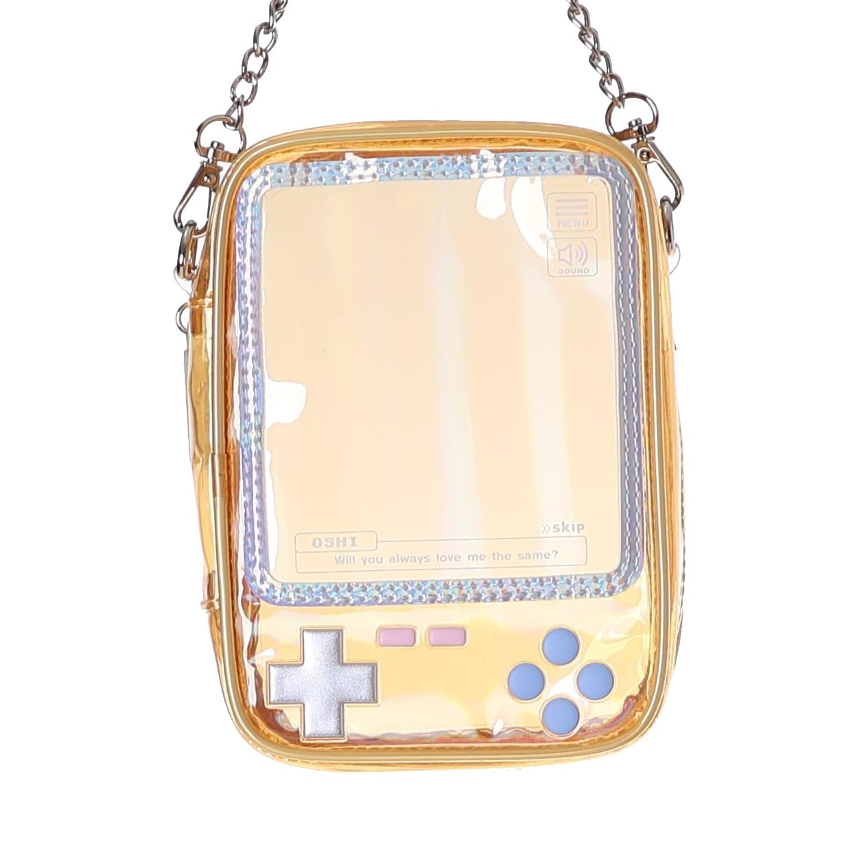 • (C)AXCIS アクシズ • サイズ：約高さ16cm×幅11cm×底マチ6cm／ストラップ 約32cm(取り外し可能) • 素材：PVC