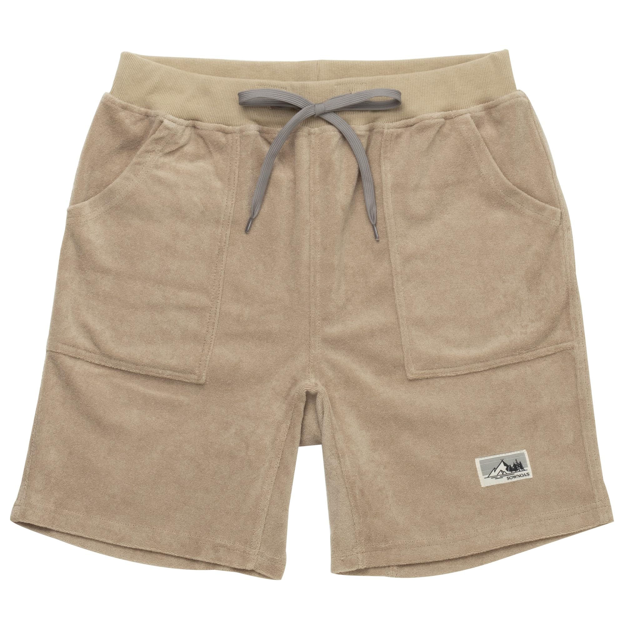 • 色:BEIGE L • ウエスト:84cm ヒップ:112cm 股上:31cm 股下:20cm ワタリ幅:68cm 裾幅:55cm • 本体:綿85% ポリエステル15% • リブ部分:綿95% ポリウレタン5%