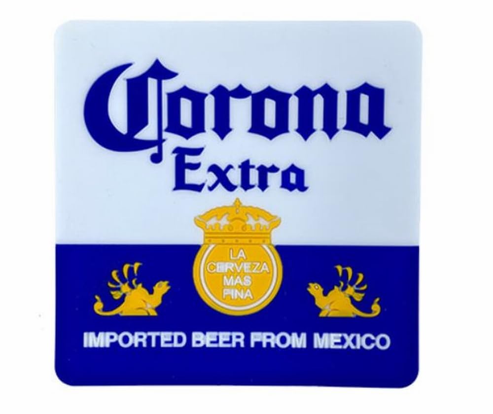 • Corona CoronaExtra コロナ コロナエクストラ ビール Mexico メキシコ サイズ：約 10cm • コースター、ラバーコースター、Coaster、バーマット、マット、ラバーマット、カウンターマット、BarMat、B...