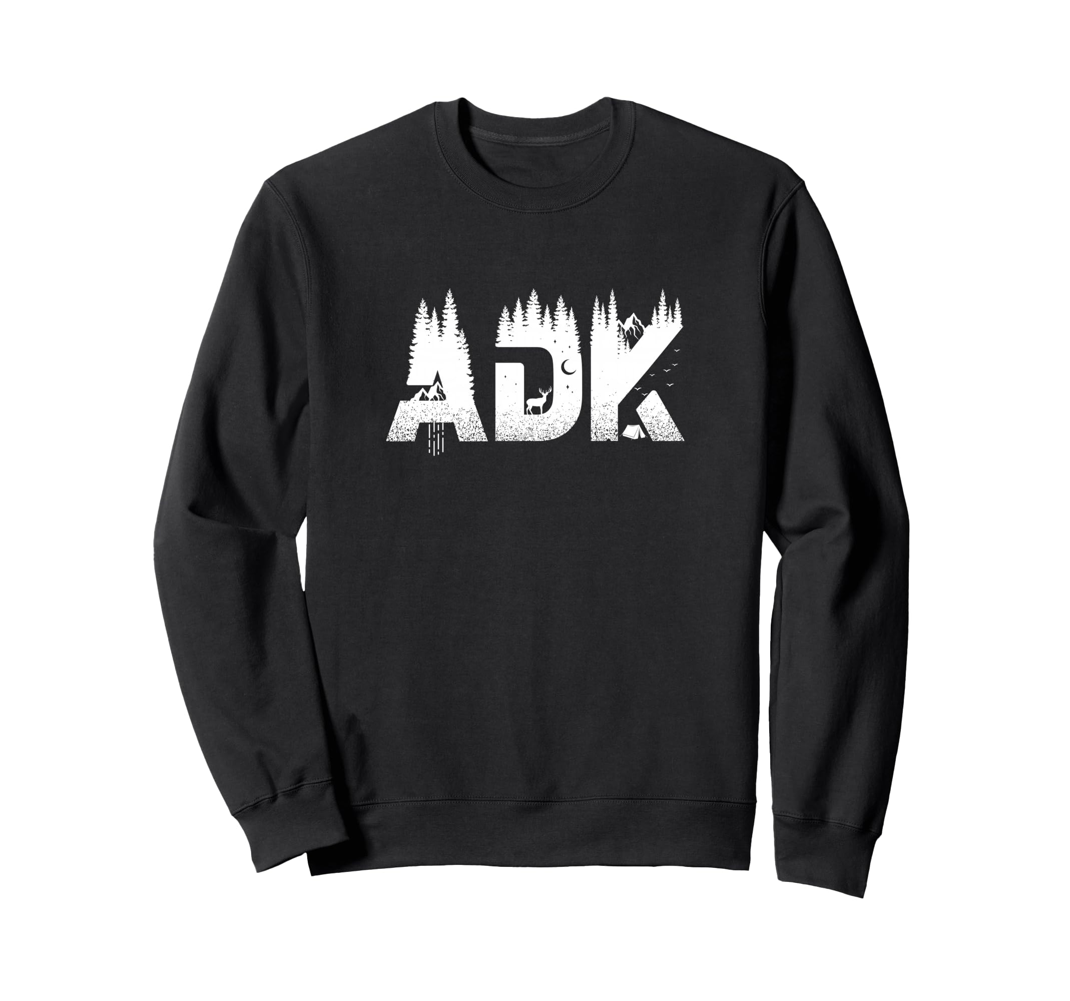 • Cool ADKデザインは、山、滝、野生動物、月、テントなど、Adirondacksに関する最高の特徴を特徴とします。 • ニューヨークのAdirondack Mountains of New Yorkのハイキングやキャンプ、または自然...