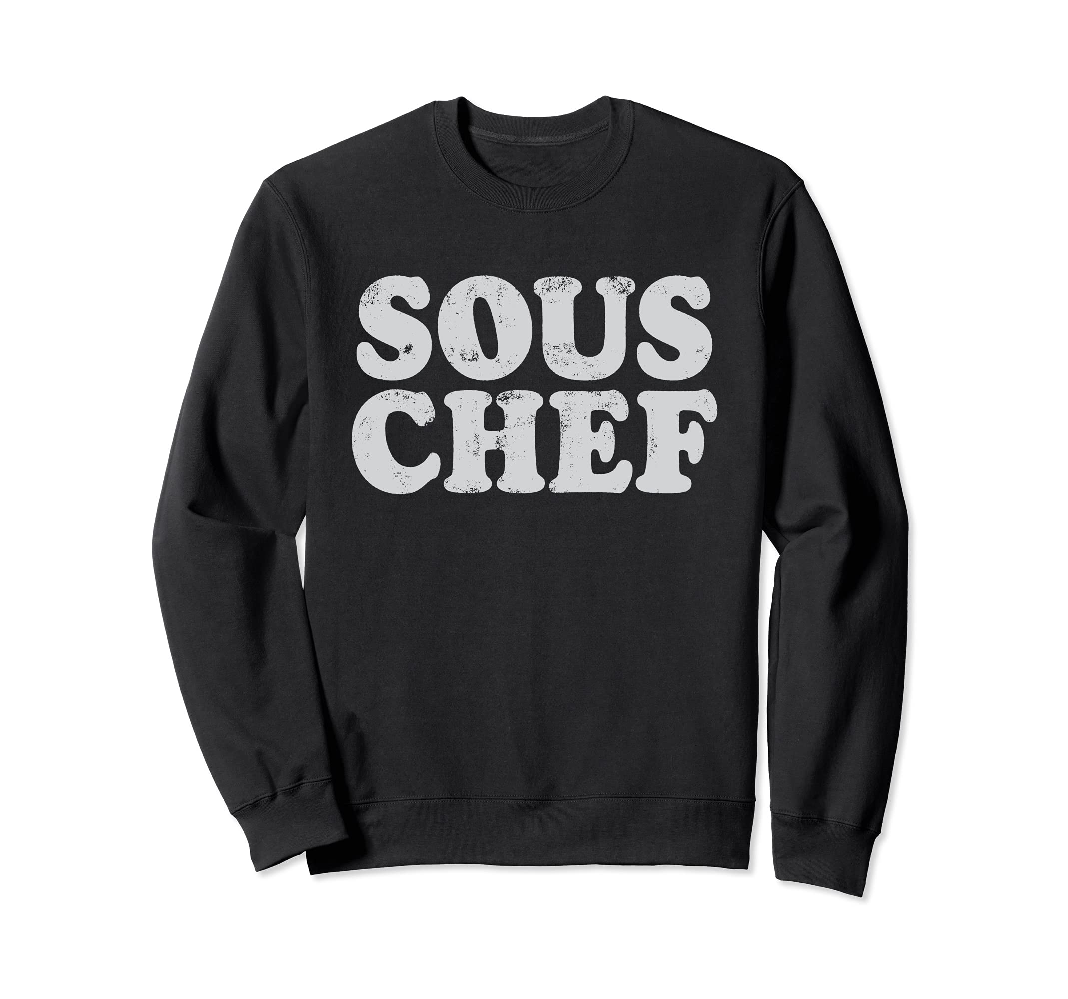 • Sous Chef Hat Funny Cook Cooking Assistant Clothing Gifts. Distressed vintage cooking clothes showing some kitchen too...