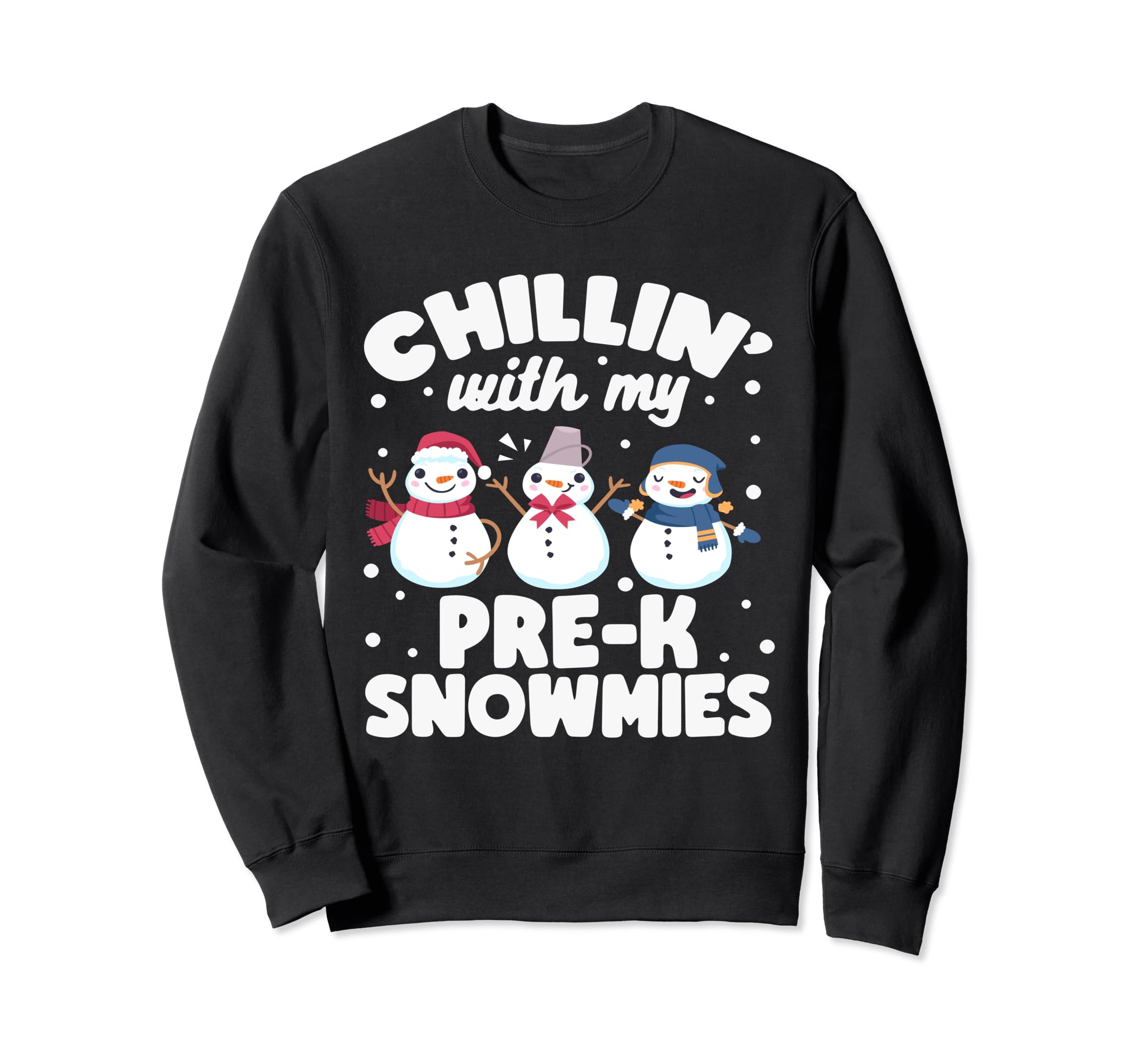• Christmas is the time for give and what better way with this funny chillin' with my pre-k snowmies design with ice col...