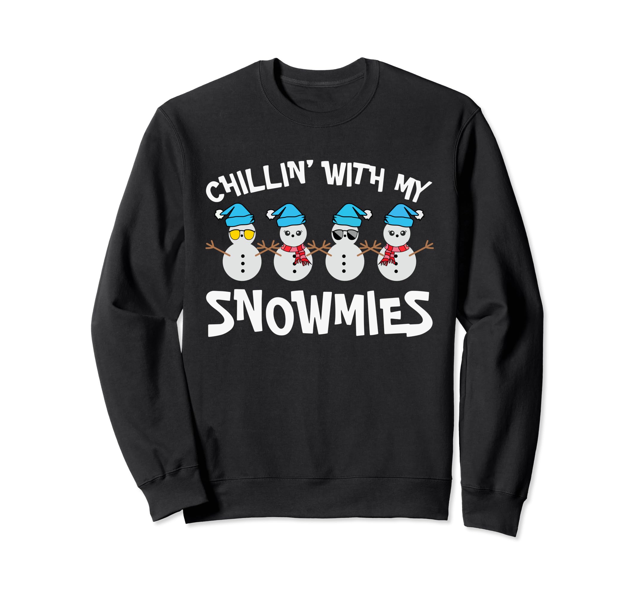 • Christmas is the time for giving and what better way than this funny chillin' with my snowmies artwork featuring four ...