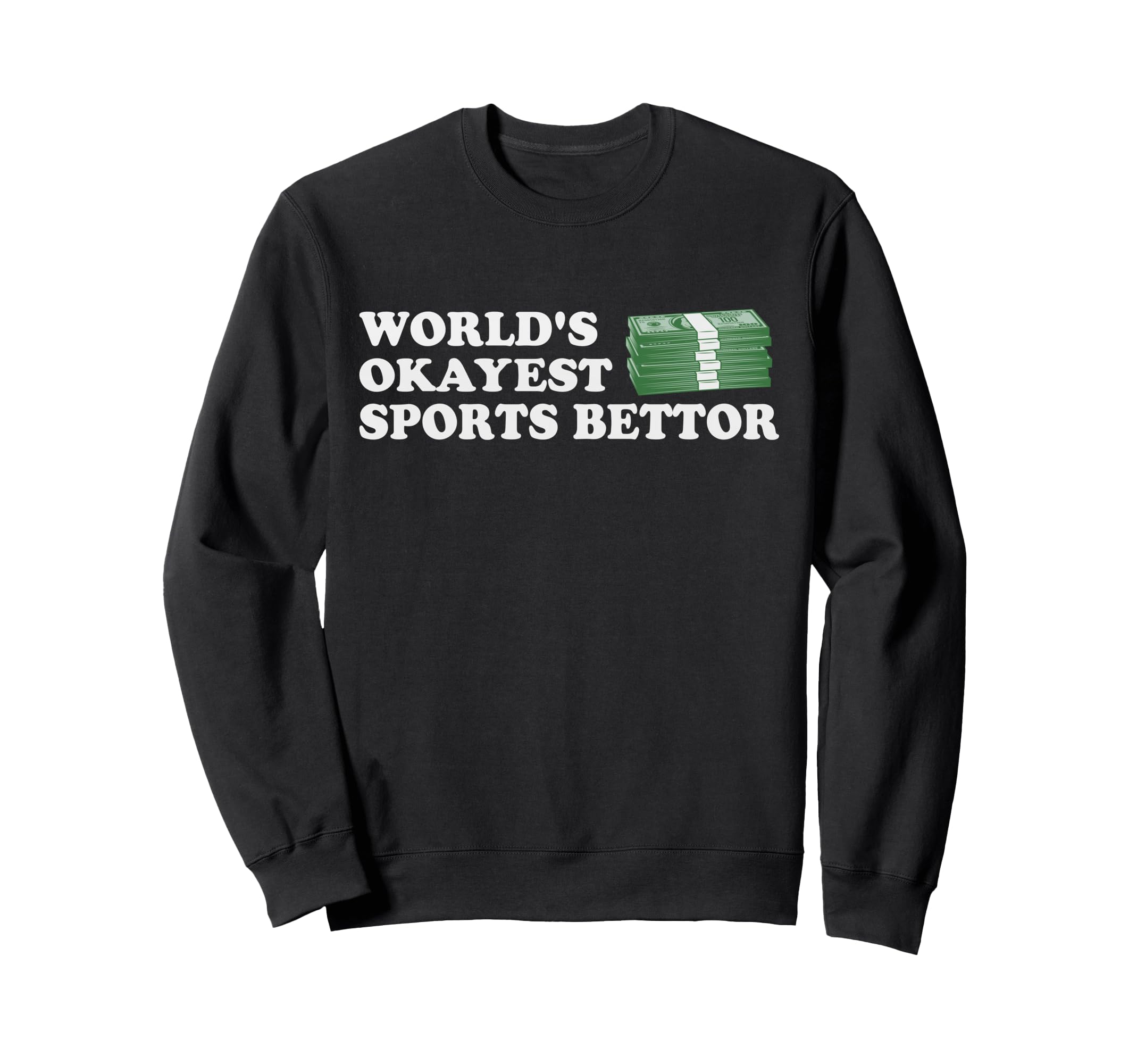• Worlds Okayest Sports Bettorは、ブッキーに負けてお金を勝利したいスポーツギャンブラーのためのヴィンテージレトロスタイルのフォントと現金スタックを特徴としています。 当社のブランドをチェックして、メンズ&レディ...
