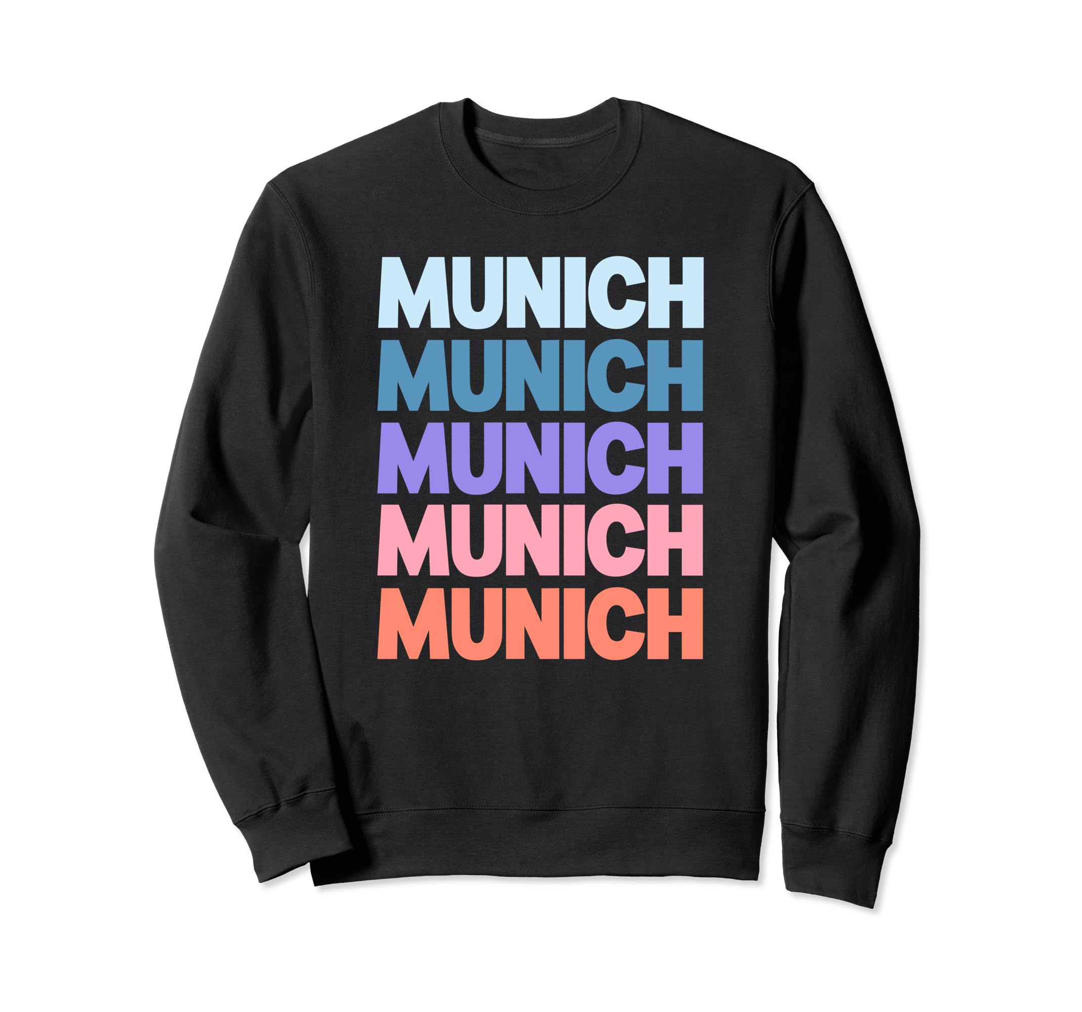 • This fun text design says "Munich" in a super modern font and color scheme. It is the perfect design for anyone who lo...