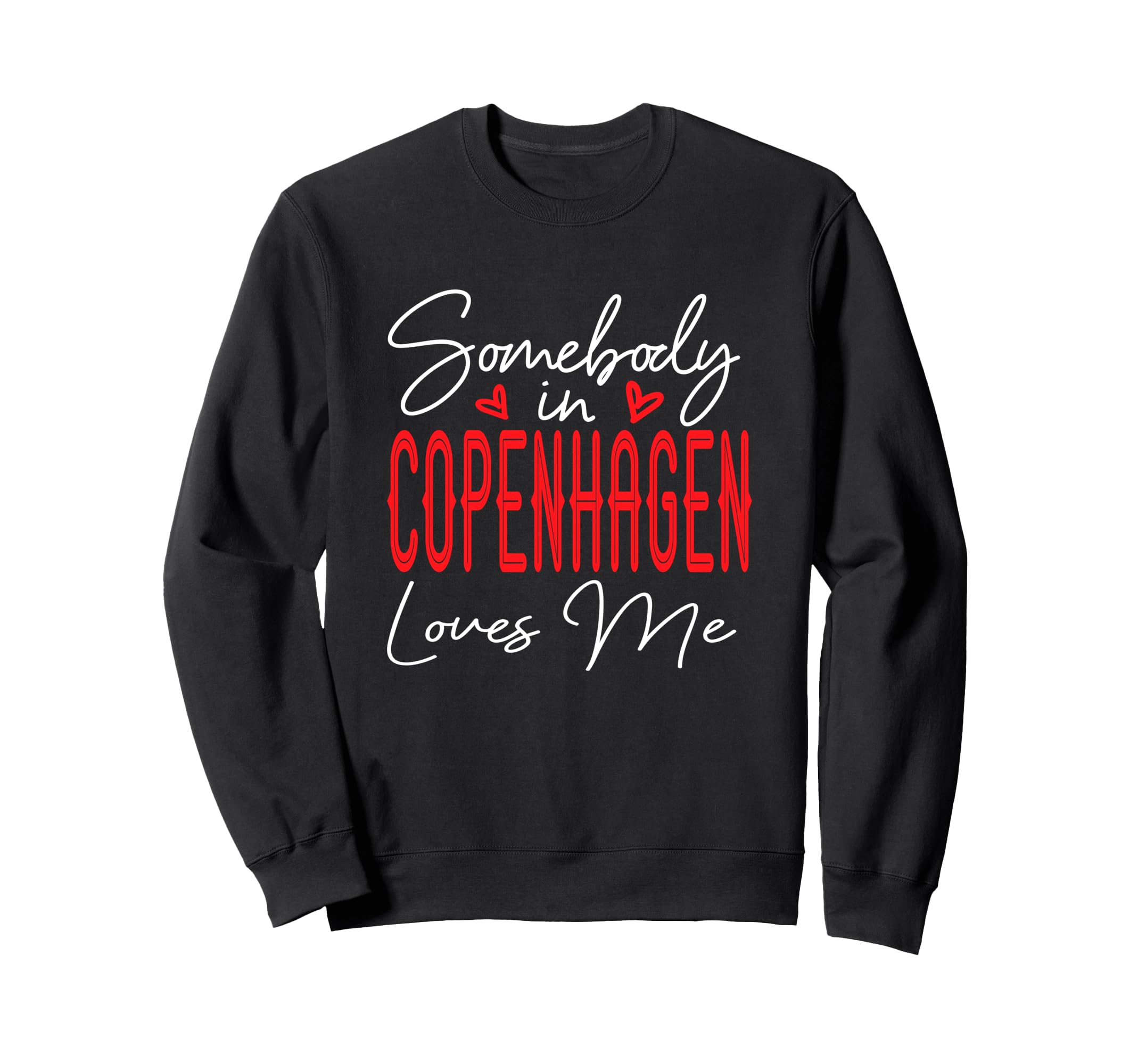 • Copenhagen Somebody In Copenhagen Loves Me - 彼や彼女と州のプライドシャツへの長距離関係の贈り物をお探しの方に最適なTシャツです。 愛する人へのギフトに & 長い間見られないかもしれません。 ...