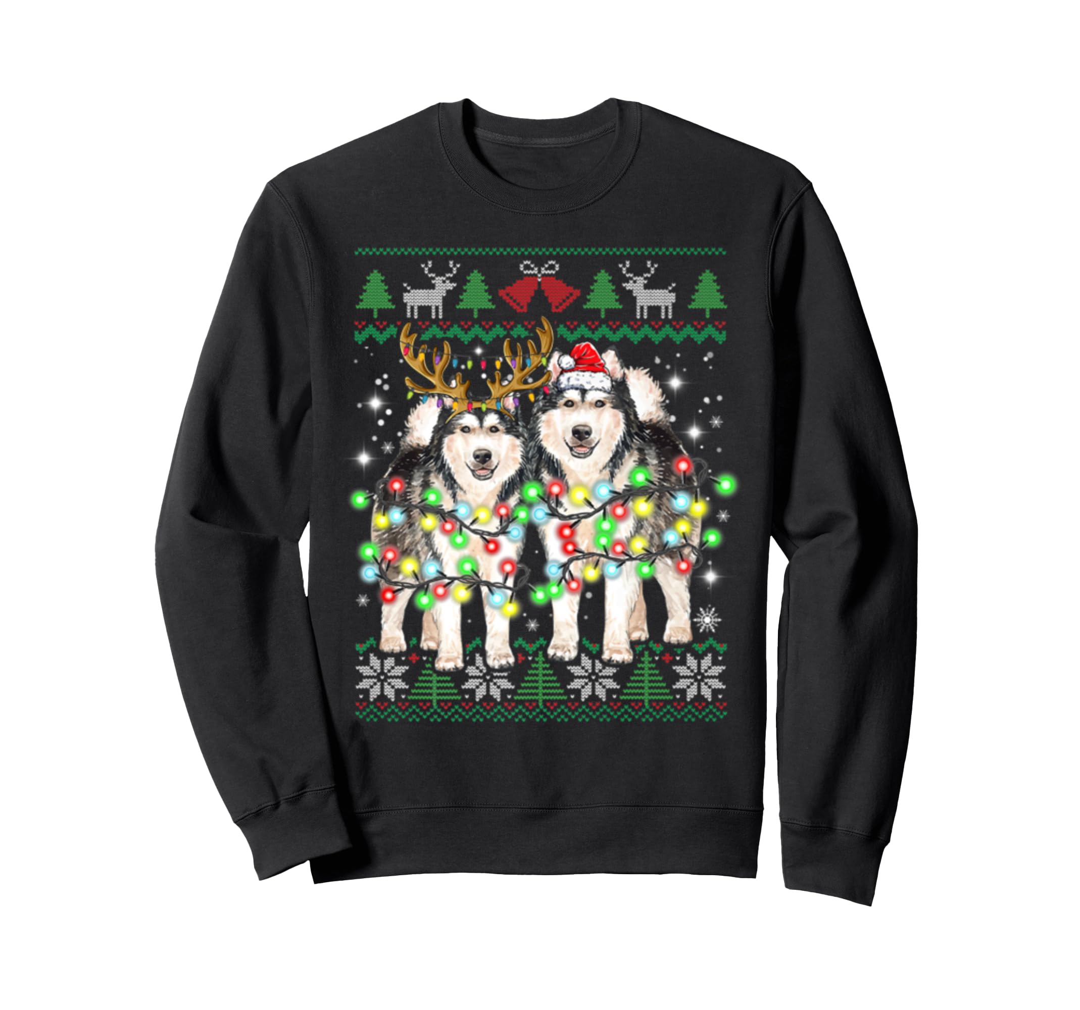 • アラスカンマラミュート犬アグリークリスマスセーター。 ホリデーシーズンに最適なアグリークリスマスセーターTシャツ。 • 醜いクリスマスセーター、醜いクリスマスセーター2019、醜いクリスマスセーター、メンズ、醜いクリスマスセーター、レデ...