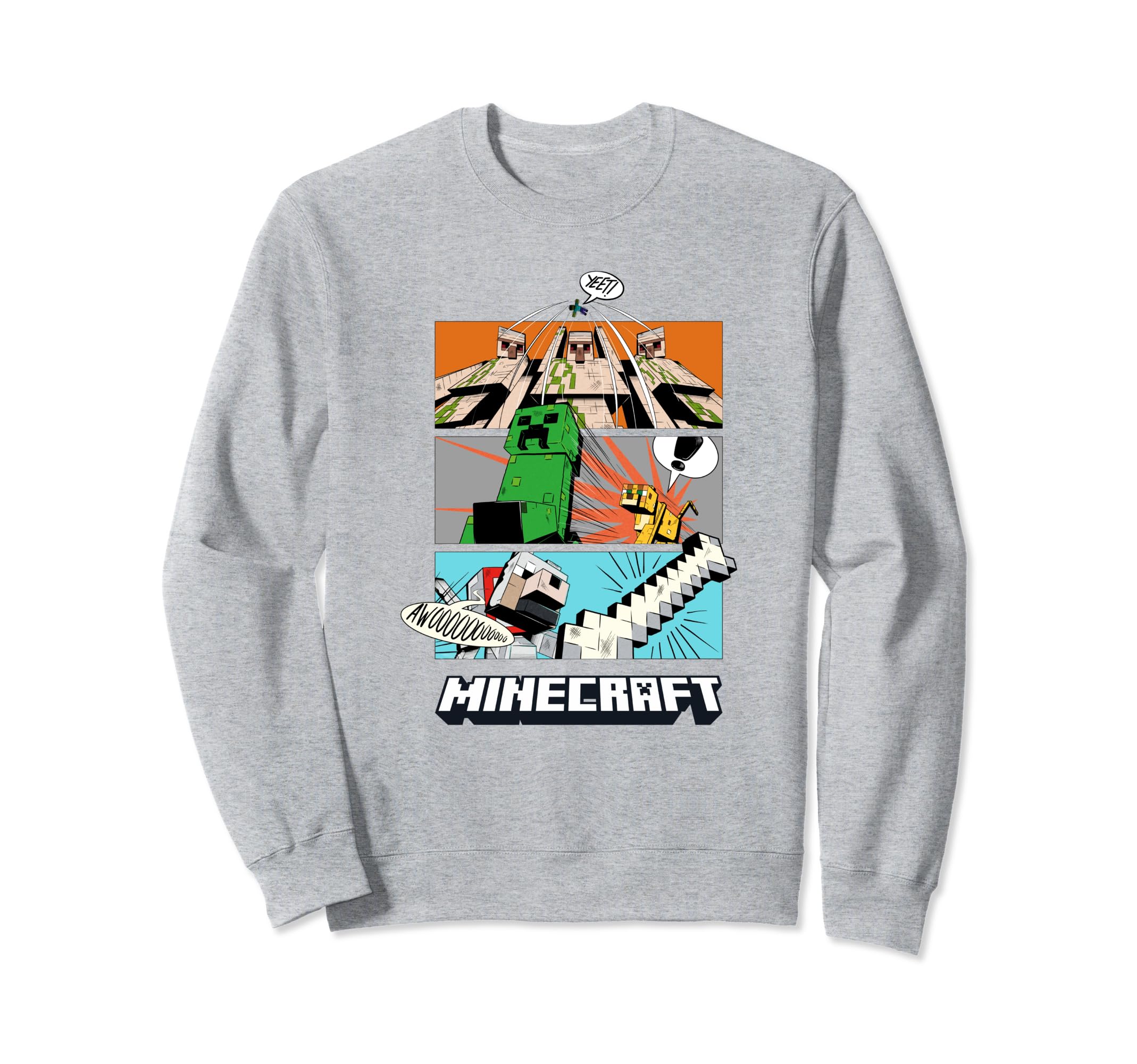 • Officially Licensed Minecraft Apparel for Men - Women - Boys and Girls; Iron Golem T-Shirts; Creeper T-Shirts; Ocelot ...