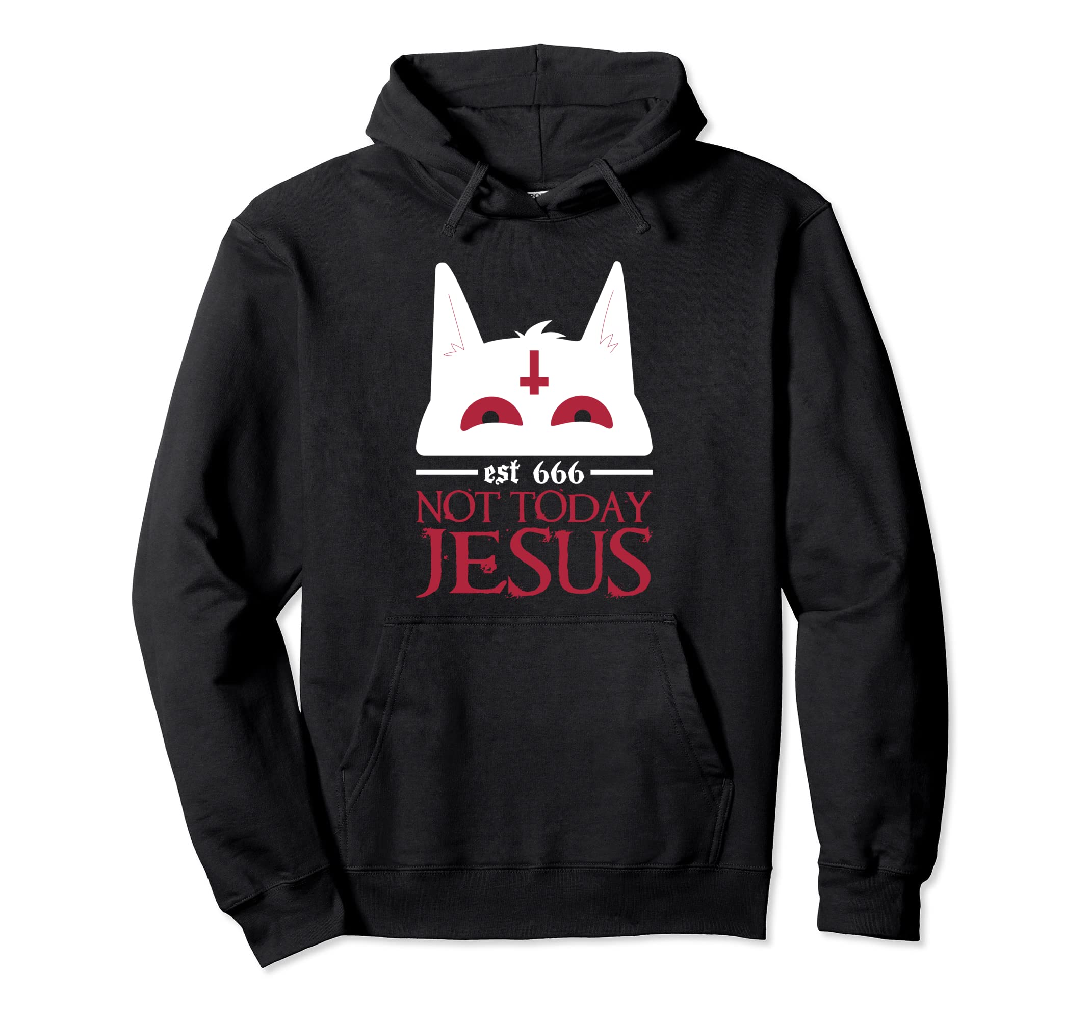 • Lucipurr not today Jesus サタン 猫 悪魔 猫 子猫 暗い 儀式 タロットカード 異教 死 魔女 フリーメーソン スピリチュアル 神聖な幾何学模様 セレマ オカルティスト 悪魔 ゴス デザイン • 面白い 邪悪な...