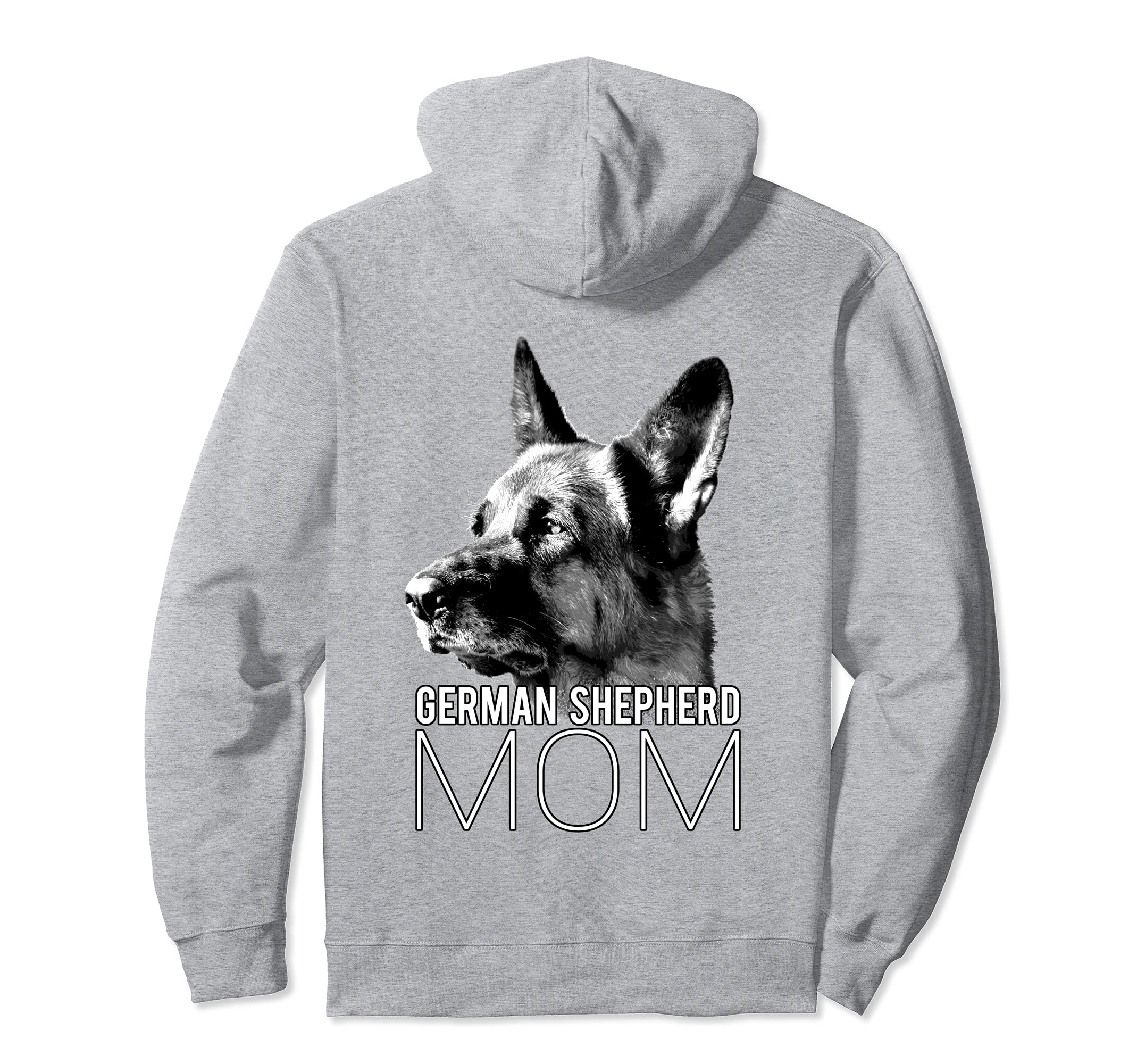 • German Shepherd Mom - Dog Design. • The design shows German Shepherd Mom and a picture of a German Shepherd dog.