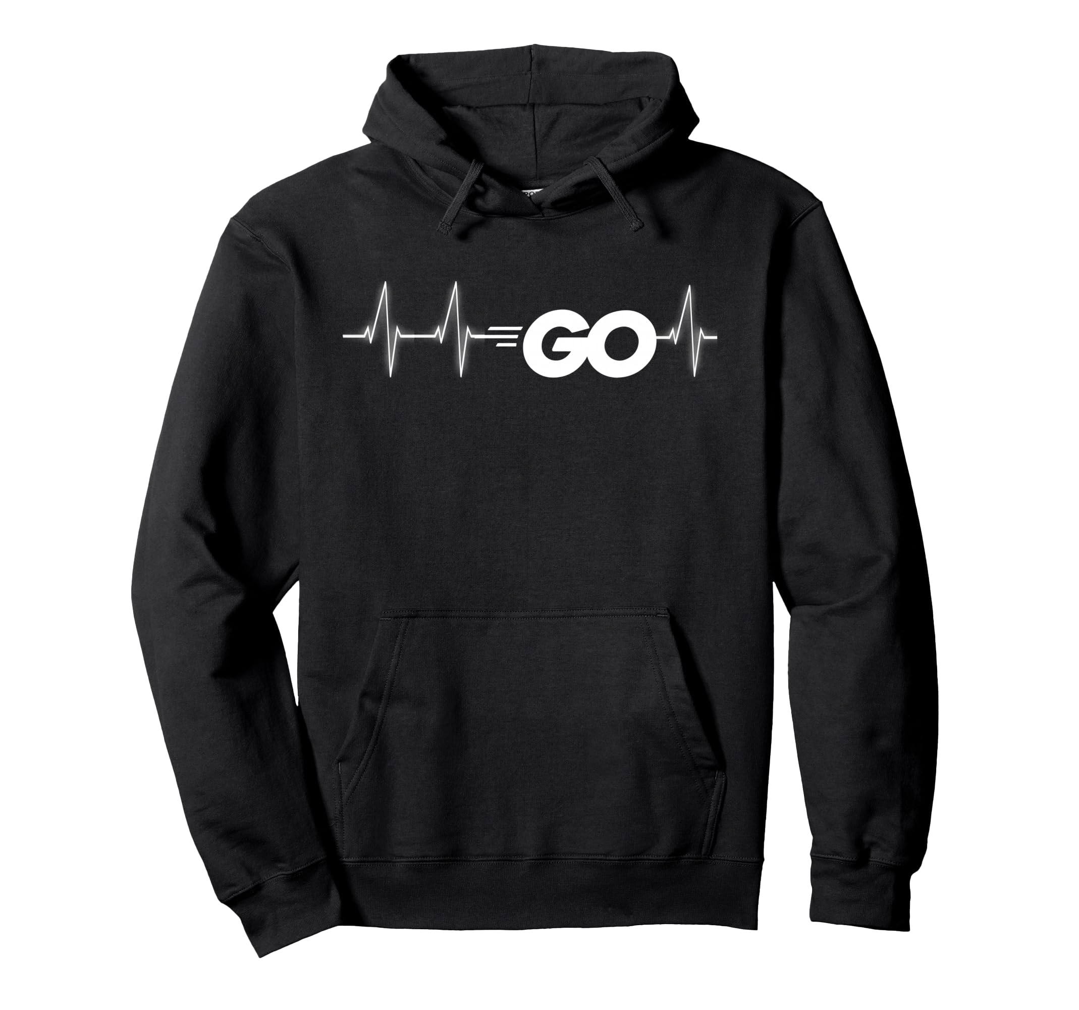 • Goでハートが鼓動する Go デベロッパーのためのゴーロゴデザイン。 • ゴープログラマーのためのGolangハートビートデザイン。