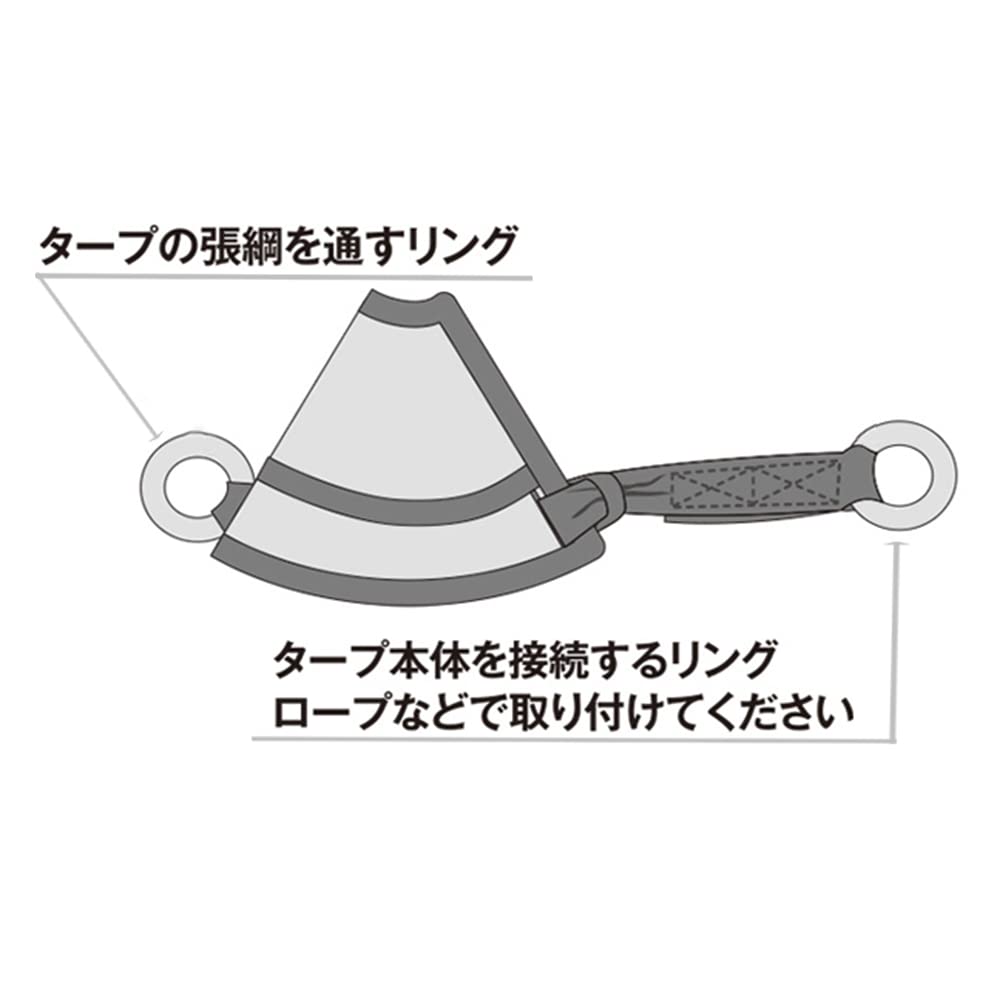• サイズ(約):Φ15cm、21×14（高さ）cm • 重量(約):80g • 素材 本体：コットン×ポリエステル混合生地（TC）（撥水加工）、ポリエステル生地、PVCターポリン生地（補強シート） • テープ：ポリプロピレン　リング：スチ...