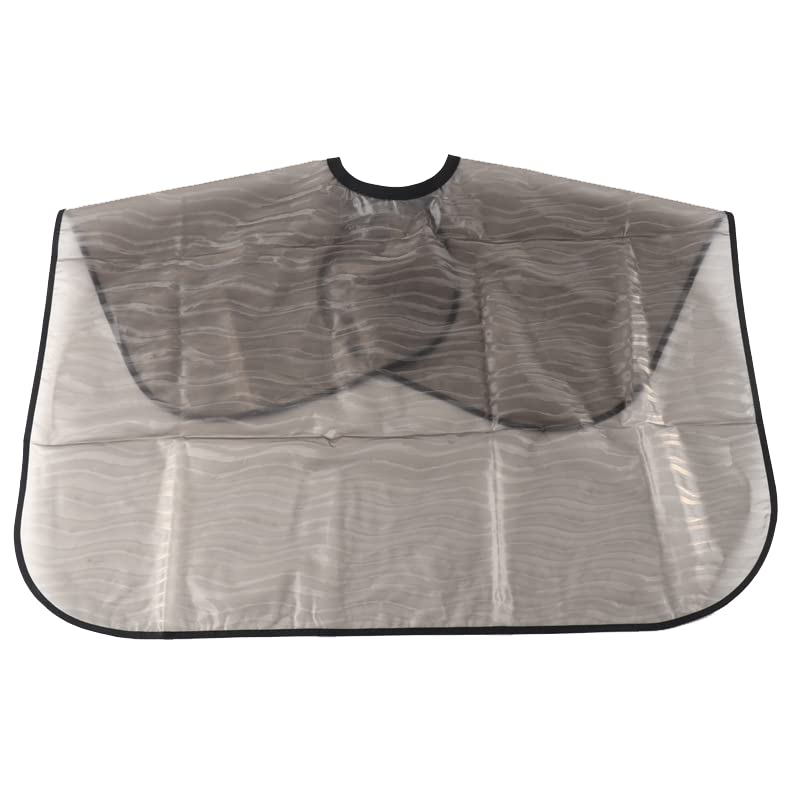 • 【商品仕様】サイズ：約80 x 80cm　重さ：約84g　首周り：約55cm • 【自宅で美容室体験】お家でのヘアカット、ヘアカラー、ヘアスタイリングに使用できます。服や襟に切った髪、カラーリング剤、スタイリング剤が付くことを予防し、汚...
