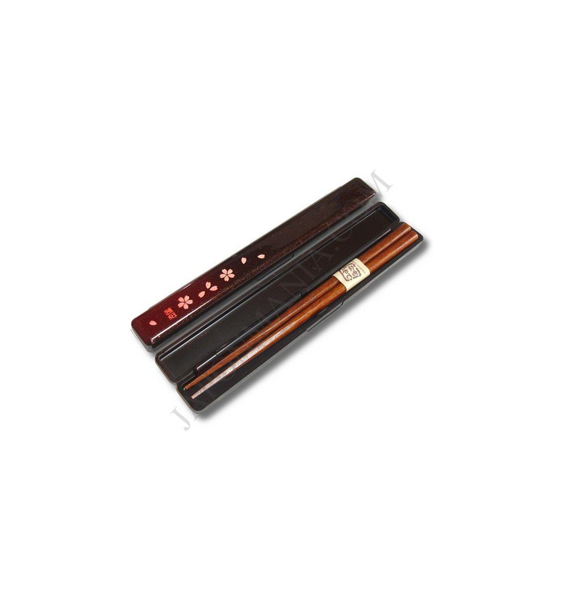 • サイズ：約W18.5 D2.3 H1.2 • 本体重量:セット合計/約38g • 素材:箸箱/ABS樹脂、箸/天然木 • 原産国:箸箱/日本 • セット内容:箸箱、箸