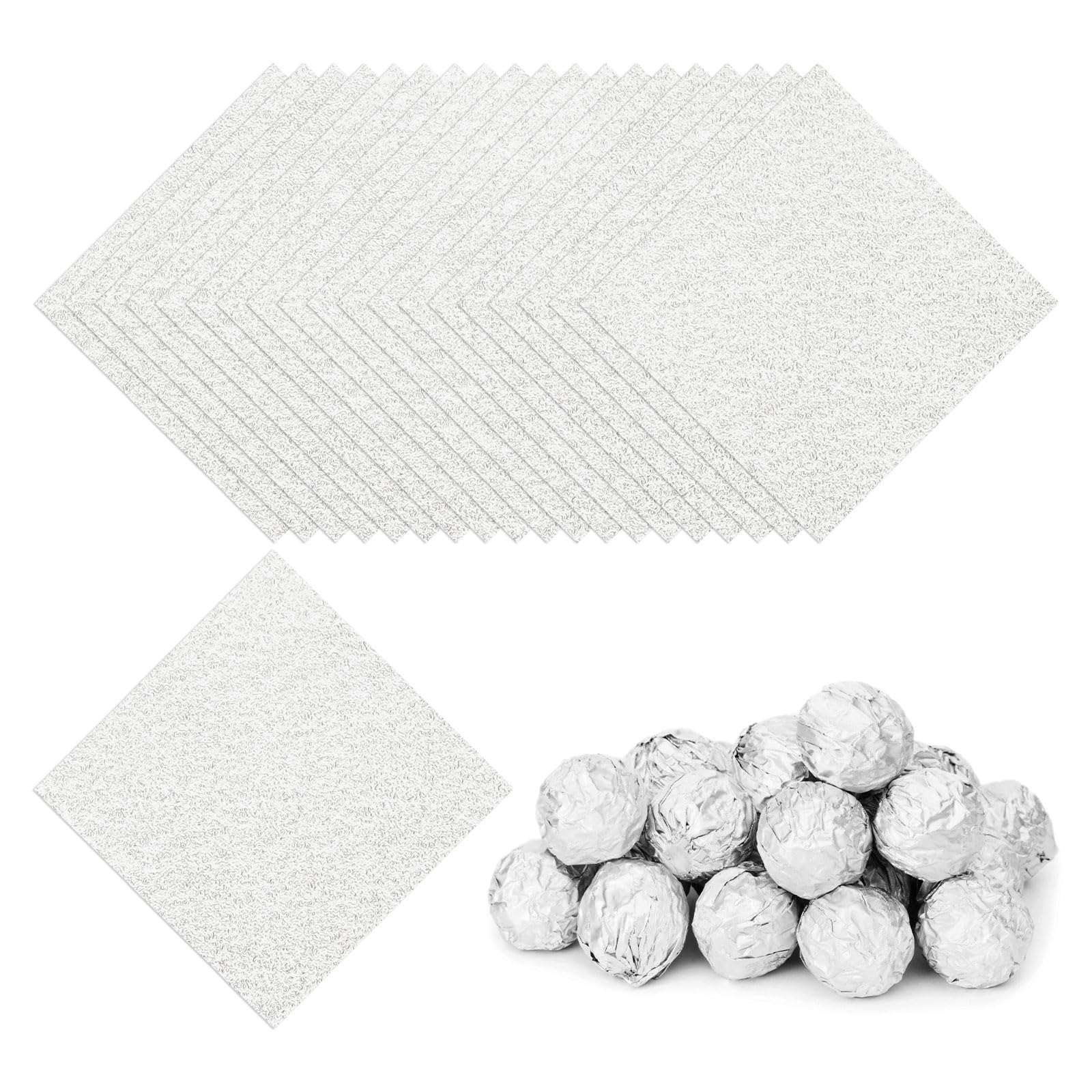• カラー：ダーク金色；素材：アルミ箔；全体サイズ：10x10 cm/3.94x3.94インチ；梱包リスト：200枚 x アルミホイル包装紙 • 利点：アルミ箔製で、お菓子やチョコレートの包装に安全かつ信頼性のある使用を保証します。 • 取...