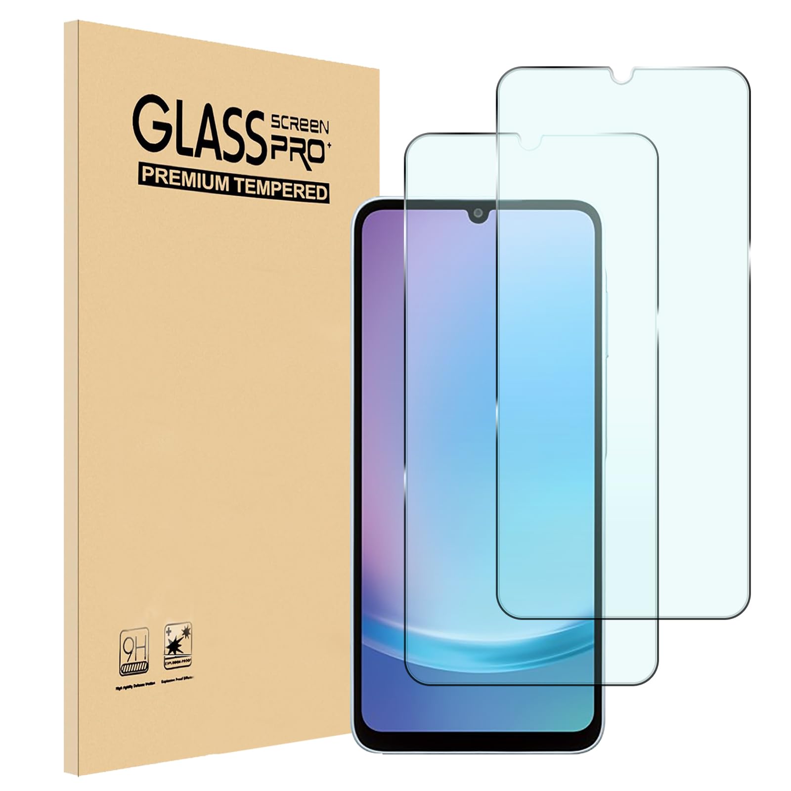 • Galaxy A25専用強化ガラスフィルムを精密成型、スマホ画面保護フィルムが本体サイズに完全フィット、隙間や縁浮きが発生せず全面をカバーする携帯電話フィルムです。 • 高感度タッチ仕様のスマホフィルムを採用、タッチ感度低下なしで滑らか...