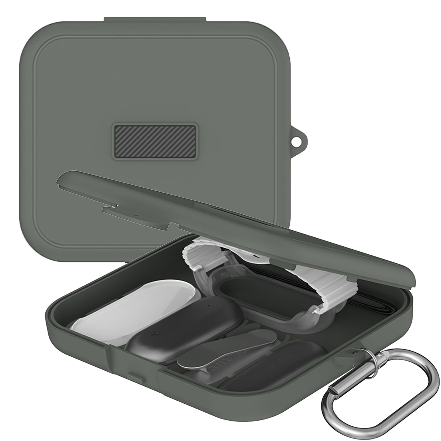 • 【対応機種】PLAUD NotePin AI/Plaud NotePin S(2025) 用保護カバー、商品内容：収納カバーx 1+カラビナx1。（ご注意：本商品にPLAUD NotePin AI/Plaud NotePin S(202...