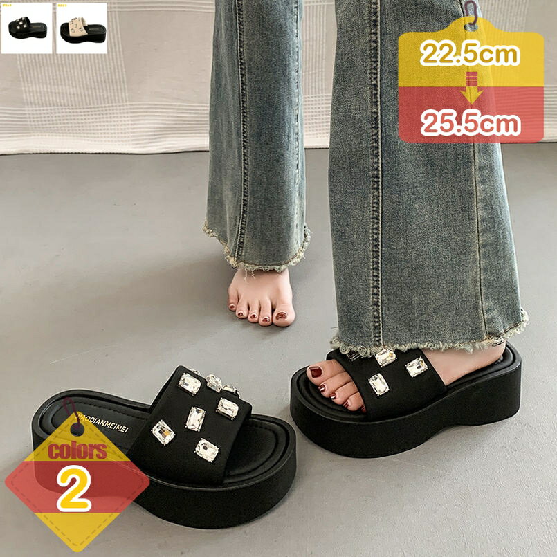 表地：PVCメイン素材：pu☆ヒールの高さ：10cm ☆前厚：4cm 　☆サイズ：22.0cm 22.5cm 23.0cm 23.5cm 24.0cm 24.5cm ★ストラップが無く脱ぎ履きも超楽ちん♪　大人の女性からガールズまで幅広い年...