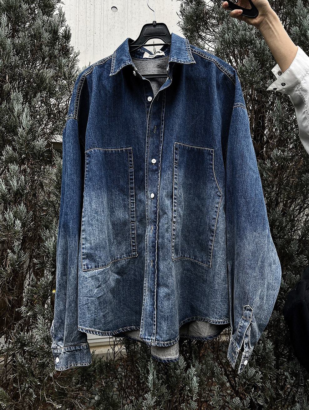 ■サイズ情報FREE (着丈: 78cm 肩幅: 57cm 胸囲: 65cm 袖丈: 60cm)■カラーMedium BlueDark Blue■素材綿 100%■備考※撮影環境やご覧になるモニターの設定により、画像と実際の商品で色味が異な...