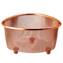 工房アイザワ ながしこもの 純銅アミ三角コーナー　S　70041 工房アイザワの純銅三角コーナー♪ ながしこもの 主役を食うアミの脇役たち 同じ小道具といっても、流し周りの小物は、台所の主役ではありません。 しかし、流し小物の選択で、主婦の...