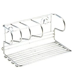 工房アイザワ ながしこもの スポンジコーナー　ワイド　70454 キッチンの水まわりを清潔に、すっきり整理します♪ フレームに4.0mmの太い線材を使い、丈夫さと高級感をだしています。 ながしこもの 主役を食うアミの脇役たち 同じ小道具とい...