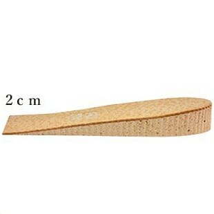 村井Movi（モビ）　ヒールアップサポート　MO-040　かかと2cm 脚長差の調整／スタイルアップに！合成コルクでできたインヒール 特徴 1)オブリック形状のハーフインソールです。片足、もしくは両足のかかとの高さ(脚長差)を調整できます。...