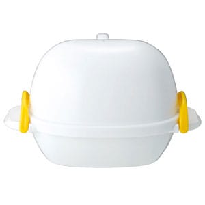 AKEBONO　曙産業レンジでらくチン！　ゆでたまご2個用　RE-277 忙しい朝に大活躍！レンジにセットするだけの、らくチンゆでたまご♪ レンジでゆでたまごが作れちゃう！？「レンジでらくチン！ゆでたまご」なら、固ゆでも半熟も思いのままに、...