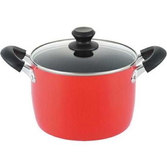 タマハシ ルピア　IH対応シチューポット20cm　LU-20D はつらつとしたカラーが食卓を華やかに彩ります。 ご家庭で使い易いサイズの軽量型アルミ鍋です。 ●深型なので煮込み料理に便利 ●たっぷりのお湯が沸かせるので茹で物がしやすい ●調...