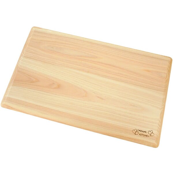 ダイワ産業 らくらく軽量ひのきまな板　中　KM-RA39 使うとき、洗うとき、片付けるとき、軽くてらくらく使えます! ・使うとき、洗うとき、片づけるとき、軽くてらくらく使える ・片手でらくらく持てるので、切った食材をお鍋に直接入れるときも便...