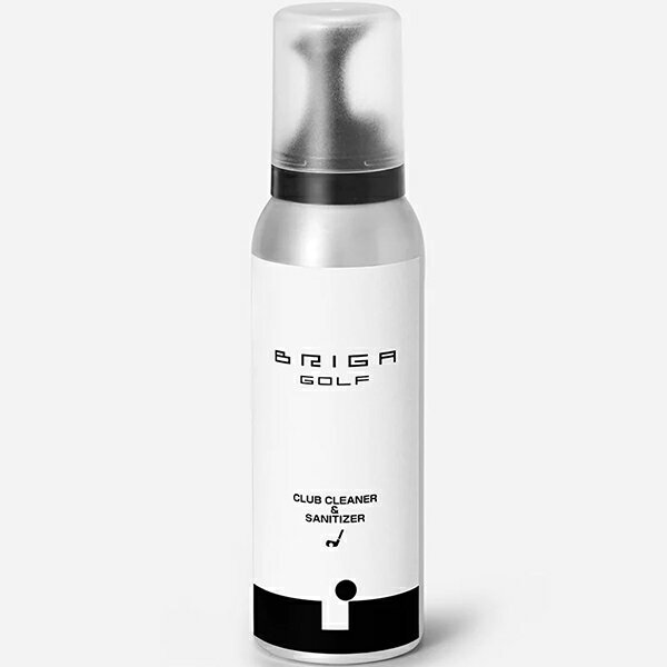 BRIGA GOLF　ブリガゴルフ クラブクリーナー&サニタイザー　125ml ゴルフクラブのグリップ、シャフト、ヘッドに! クリーニング+ 除菌 ゴルフクラブのグリップ、シャフト、ヘッドのための除菌フォームクリーナー。 高密度の泡がグリッ...