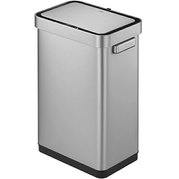 EKO デラックスミラージュ　T　センサービン45Lシルバー　EK9378MMT-45Lゴミ箱　ダストボックス 大容量ながら単三電池4本で駆動する省電力ゴミ箱 センサーモードとマニュアルモードの切り替えが可能 ・移動に便利なハンドル ・シン...