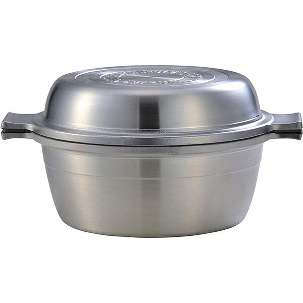 北陸アルミニウム マイスター　あわせ釜24cm　A-2212 鍋づくりから始まった北陸アルミが初心に戻ってリデザインしたアルミ万能鍋。 マイスター あわせ釜は、「吉岡鍋」や「オーブン鍋」など、昭和、平成と半世紀以上にわたって受け継いできた万...
